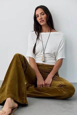 We The Free Walk The Line Cord Bootcut Trousers