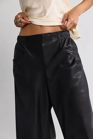 We The Free Vegan Leather Pull-on Pants