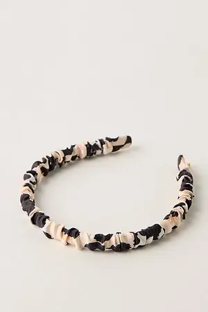 Lele Sadoughi Jessie Silk Headband At - Leopard