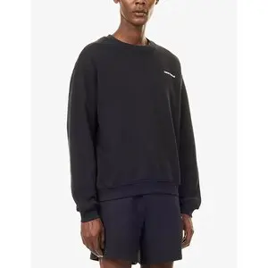 THE COUTURE CLUB Micro Copyright Logo-print Cotton Sweatshirt