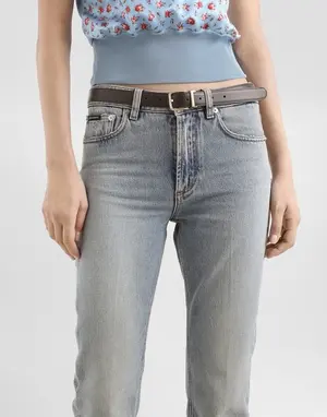 Dolce & Gabbana 5-pocket Denim Trousers Denim And Jeans Multi-colored