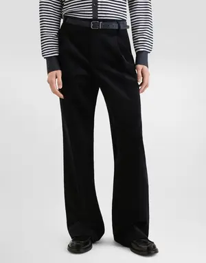 Dolce & Gabbana Velvet Trousers - Blue