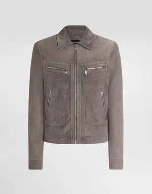 Dolce & Gabbana Giubbotto Coats And Jackets Gray - Grey