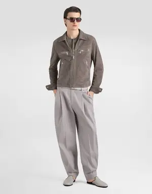 Dolce & Gabbana Giubbotto Coats And Jackets Gray