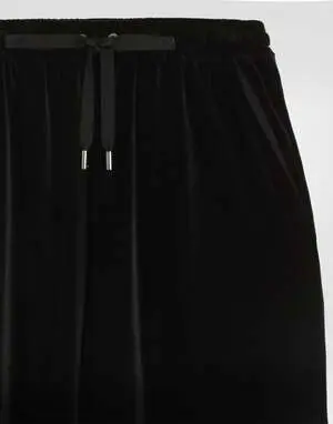 Dolce & Gabbana Chenille Trousers Pants And Shorts