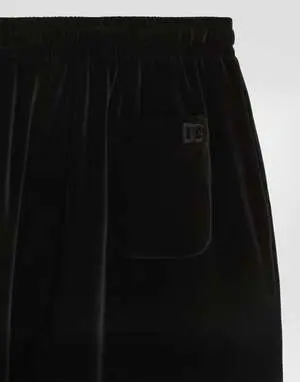 Dolce & Gabbana Chenille Trousers Pants And Shorts