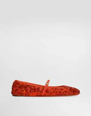 Dolce & Gabbana Ballerina Flat Shoes - Multicolor