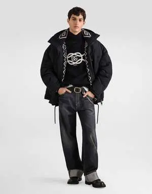 Dolce & Gabbana Quilted Cotton Padded Jacket Coats And Jackets