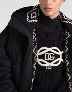 Dolce & Gabbana Quilted Cotton Padded Jacket Coats And Jackets