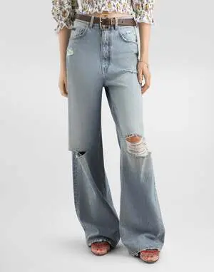 Dolce & Gabbana 5-pocket Denim Trousers Denim And Jeans Multi-colored
