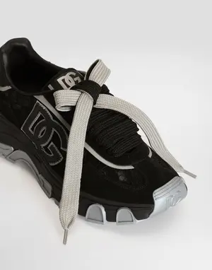 Dolce & Gabbana Dg Country Road Fabric Sneakers Sneakers - Black