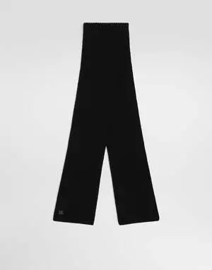 Dolce & Gabbana English Rib Knit Scarf Scarves And Silks - Multicolor