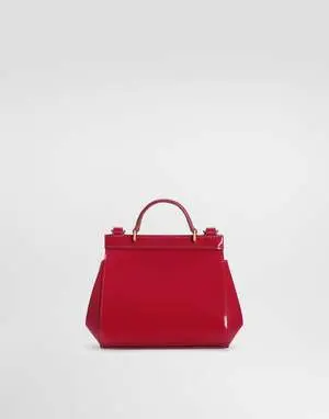 Dolce & Gabbana Sicily Patent Leather Handbag Accessories Leather