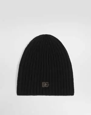 Dolce & Gabbana English Rib Knit Hat Hats And Gloves - Multicolor