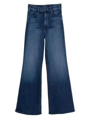 MOTHER The Hustler Roller Sneak Jeans - Blue