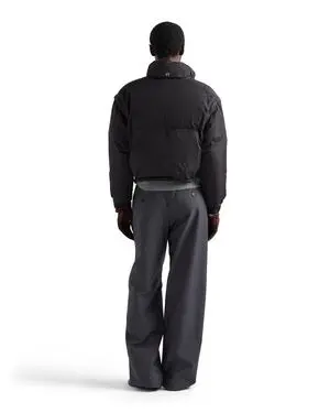 Prada Lightweight Re-nylon Cropped Down Jacket