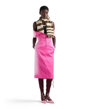 Prada Washed Duchesse Dress