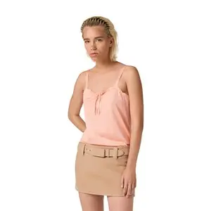 Miu Miu Waxed Double Wool Miniskirt