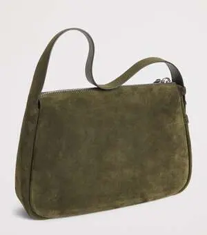 Tory Burch Suede Romy Shoulder Bag