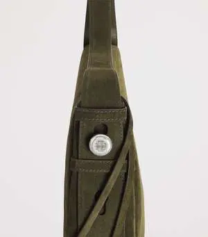 Tory Burch Suede Romy Shoulder Bag