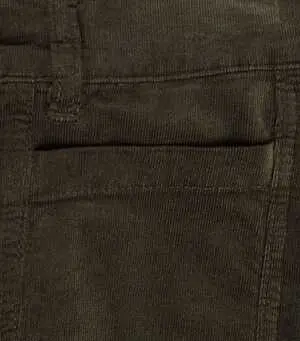 FRAME Le Slim Palazzo Corduroy Wide-leg Jeans - Green