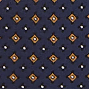 Saint Laurent Silk Geometric-pattern Tie