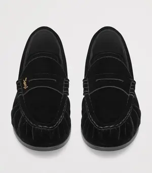 Saint Laurent Velvet Le Loafers