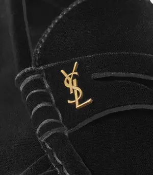 Saint Laurent Velvet Le Loafers