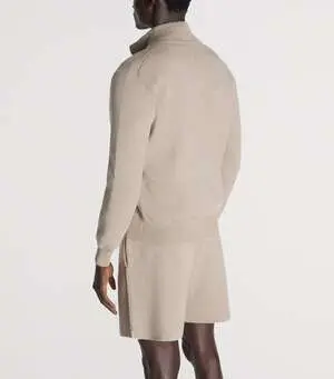 Dunhill Cotton-cashmere Athluxury Bomber Jacket