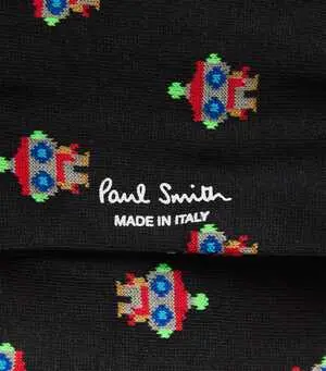 Paul Smith Jacquard Robot Socks