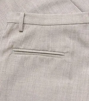 ST. AGNI Wool-blend Fine Band Balloon Trousers