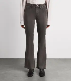 7 For All Mankind Coated The Leggy Bootcut Jeans