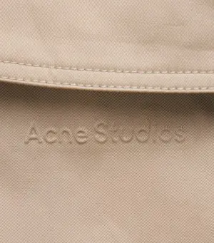 Acne Studios Cotton Cropped Trench Coat