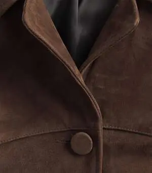 Tory Burch Suede Button-front Jacket