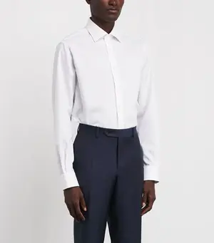 Pal Zileri Cotton Milano Collar Shirt