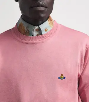 VIVIENNE WESTWOOD Alex Wool Crew Neck Jumper - Pink