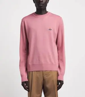 VIVIENNE WESTWOOD Alex Wool Crew Neck Jumper - Pink