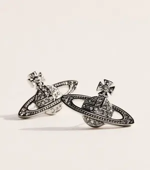 VIVIENNE WESTWOOD Mini Bas Relief Orb Earrings