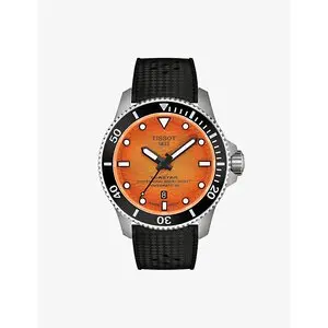 TISSOT Seastar 2000 Stainless-steel And Ceramic Watch 44mm - Orange