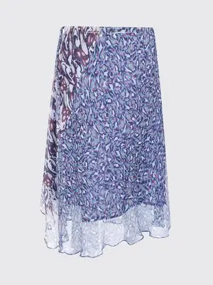 Dries Van Noten Printed Midi Skirt