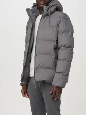 Rains Puffer Jacket With Drawstring Hood