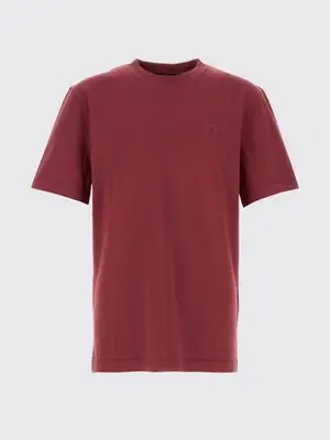 Dsquared2 Cotton T-shirt With Padded Shoulders And Crew Neck - Wine