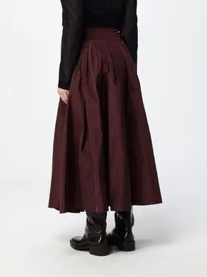 Max Mara High-waisted A-line Midi Skirt In Technical Fabric