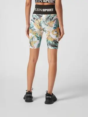 PLEIN SPORT Printed Cycling Trousers