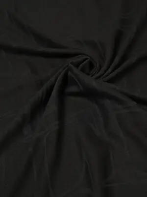 Elisabetta Franchi Modal And Viscose Scarf With Jacquard Logo And Fringed Edges - Black