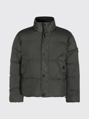 Stone Island Short Quilted Water-repellent Nylon Down Jacket - Grey