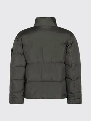 Stone Island Short Quilted Water-repellent Nylon Down Jacket - Grey