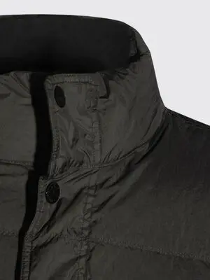 Stone Island Short Quilted Water-repellent Nylon Down Jacket - Grey