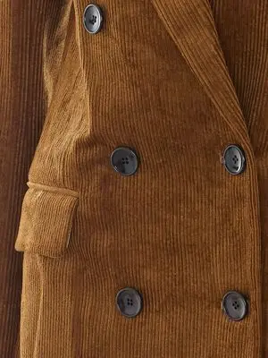 Isabel Marant Étoile Double-breasted Velvet Blazer With Peak Lapels