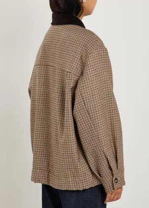 Max Mara Houndstooth Wool Jacket